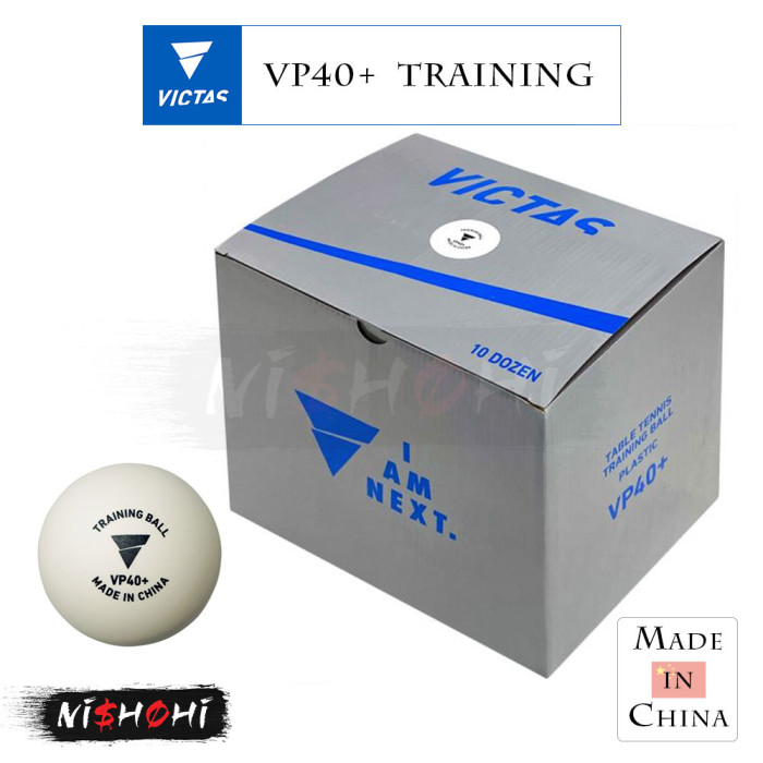 VICTAS [VP40+ TRAINING] Table Tennis Balls (10 dozen) | Nishohi Japan