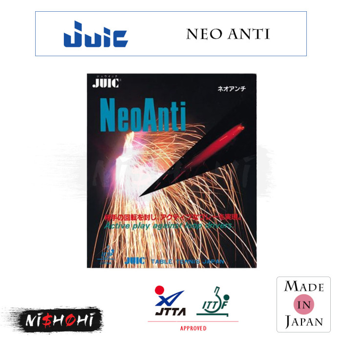 JUIC [NEO ANTI] Table Tennis Rubber | Nishohi Japan