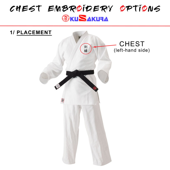 KUSAKURA - DOGI CHEST EMBROIDERY SERVICE