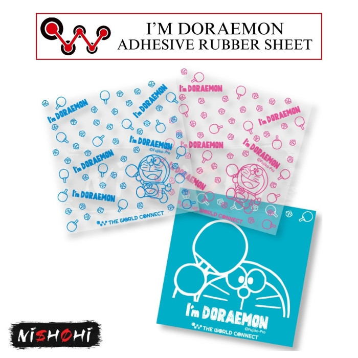 THE WORLD CONNECT [I'M DORAEMON Adhesive Rubber Sheet] Table Tennis ...