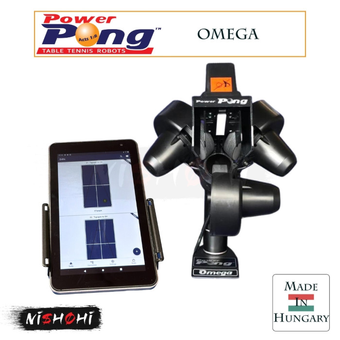 POWER PONG [OMEGA] Table Tennis Robot | Nishohi Japan