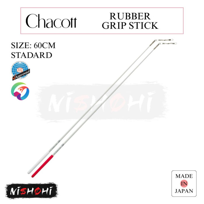 CHACOTT Rhythmic Gymnastics | Rubber Grip Stick [60cm - FIG - Soft Tip ...