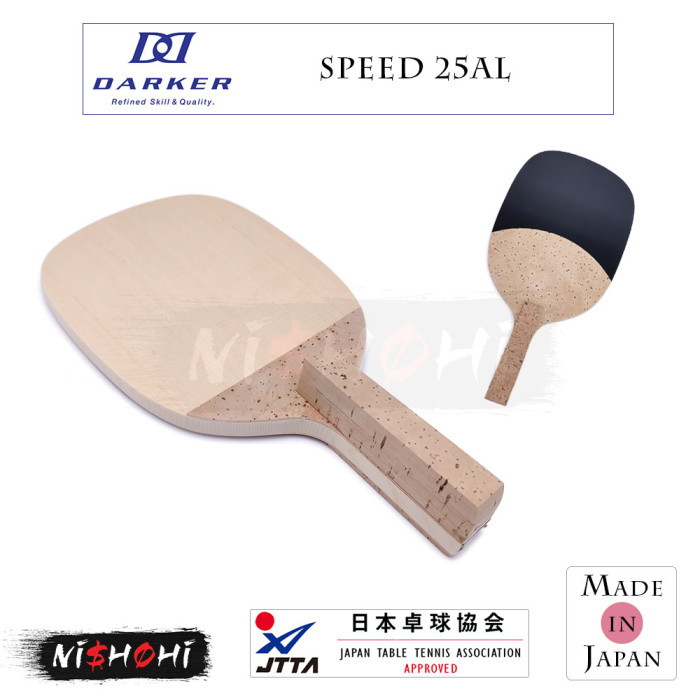 DARKER [SPEED 25AL] Table Tennis Blade | Nishohi Japan