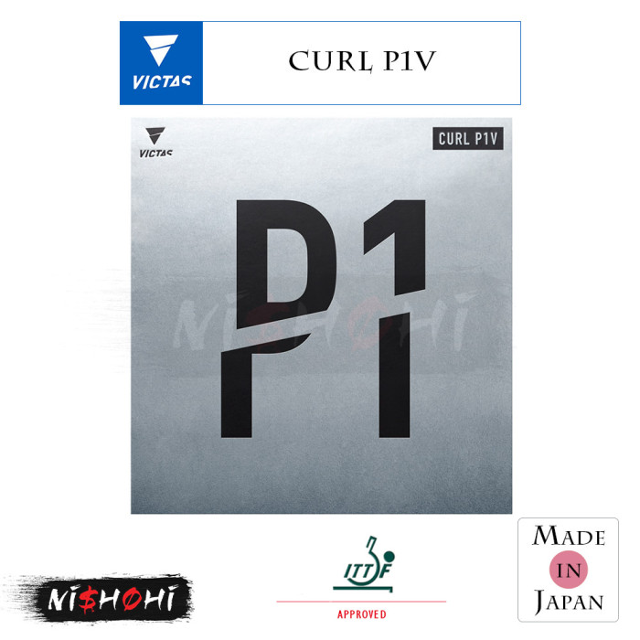 VICTAS [CURL P1V] Table Tennis Rubber | Nishohi Japan