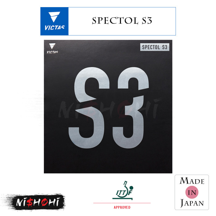 VICTAS [SPECTOL S3] Table Tennis Rubber | Nishohi Japan