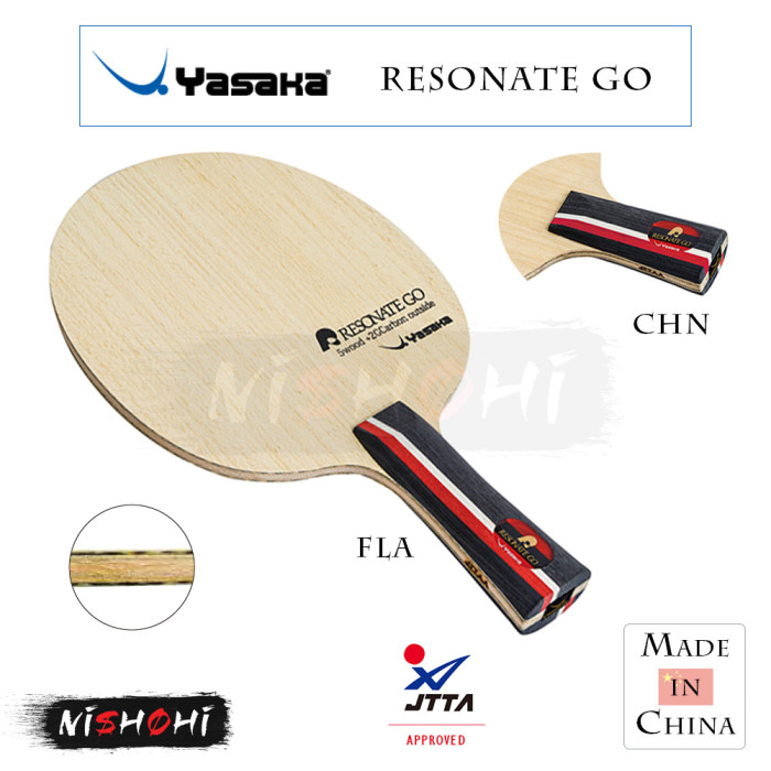 YASAKA [RESONATE GO] Table Tennis Blade | Nishohi Japan